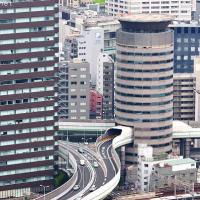 Japan Architecture - Gate Tower, the Skyscraper Pierced by a Highway