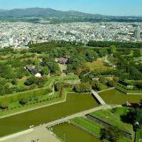 Japan\'s first Western-style fort, the star-shaped Goryokaku
