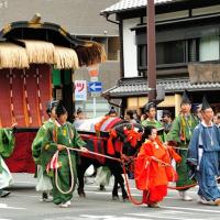 Japanese ox drawn cart, Goshoguruma