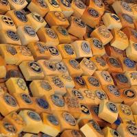 Hundreds of Kamon stamps