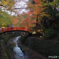Kyoto Kitano Tenmangu red bridge