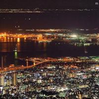 Panoramic night view from Mount Rokko, Kobe