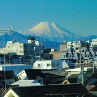 Great views from train, Mount Fuji from the Chuo Line