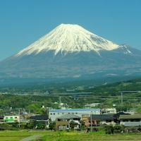 Great views from train, Mount Fuji from Tokaido Shinkansen