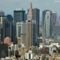 Simply beautiful Japanese scenes, Shinjuku high-rise