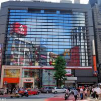 Tokyo places, reflections in Shibuya